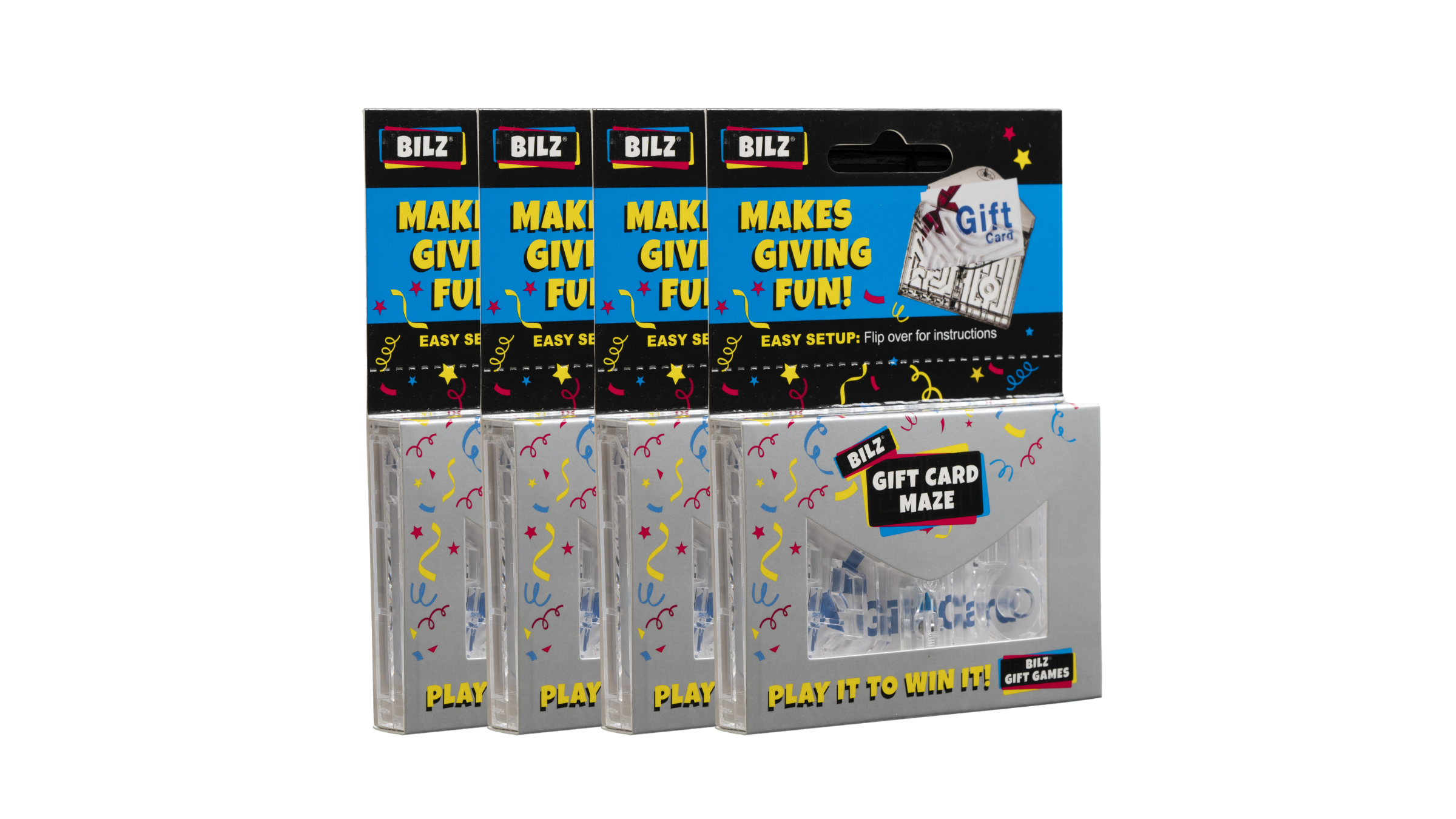 BILZ® Gift Card Maze - 4 Pack – BILZ GIFT GAMES